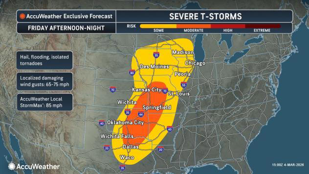 Central US braces for days of severe weather, tornado threats; outbreak ...