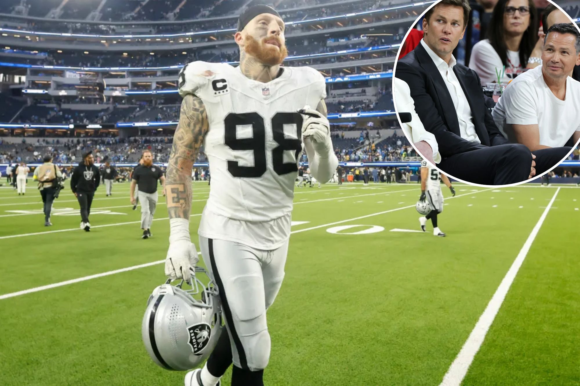 Maxx Crosby 'frustrated' by Tom Brady confidant Alex Guerrero in new ...