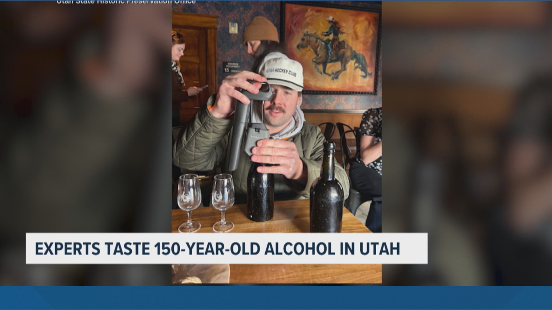 Would you try what's believed to be 150-year-old alcohol?