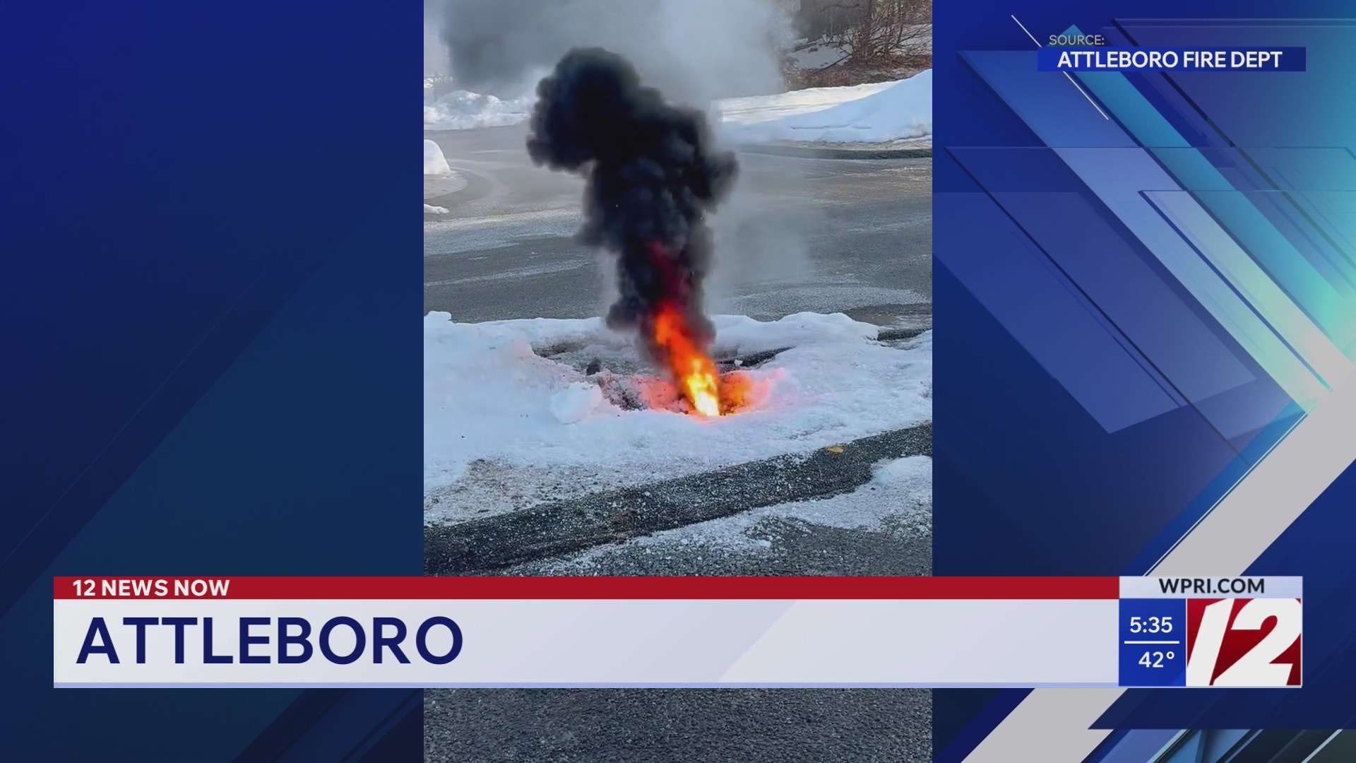 Crews put out underground electrical fire in Attleboro