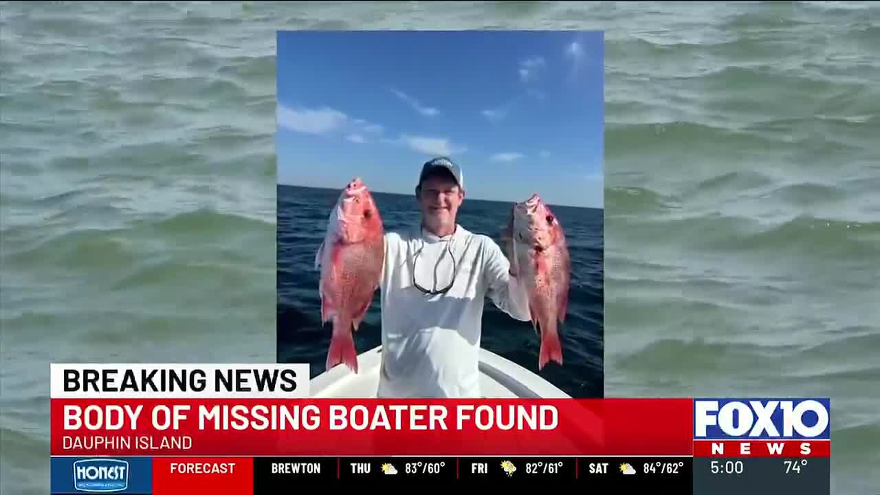 Body of missing fisherman found in Mississippi, ALEA says