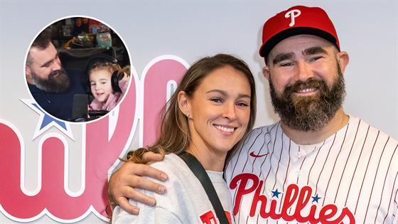 Jason Kelce's daughter Elliotte adorably crashes New Heights podcast