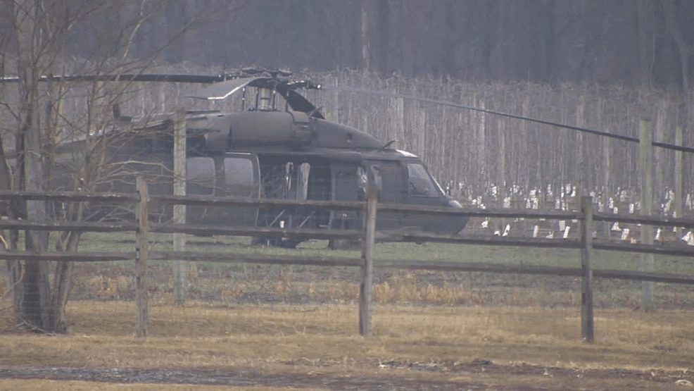 Military helicopter makes precautionary landing in Berks County field