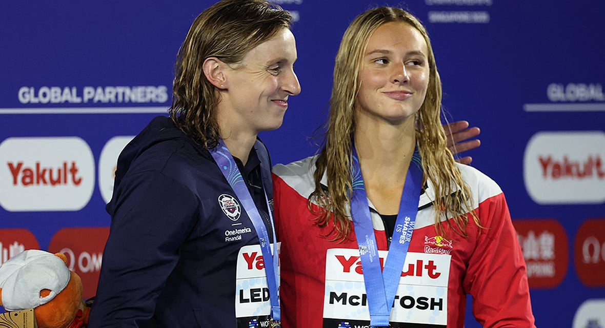 Katie Ledecky beats Summer McIntosh in 800m freestyle showdown at Pro ...