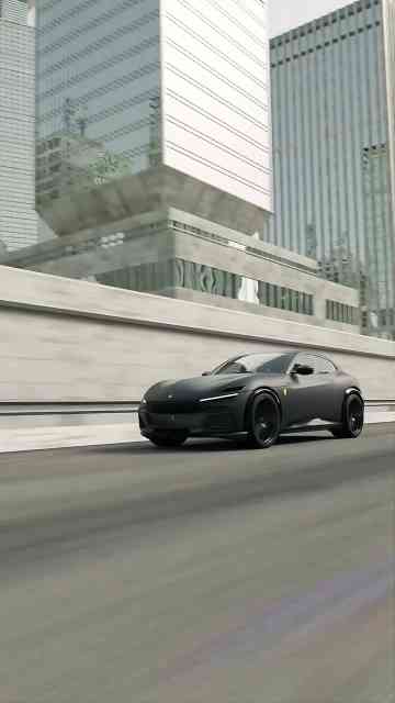 This black Ferrari will blow your mind | Stunning supercar design