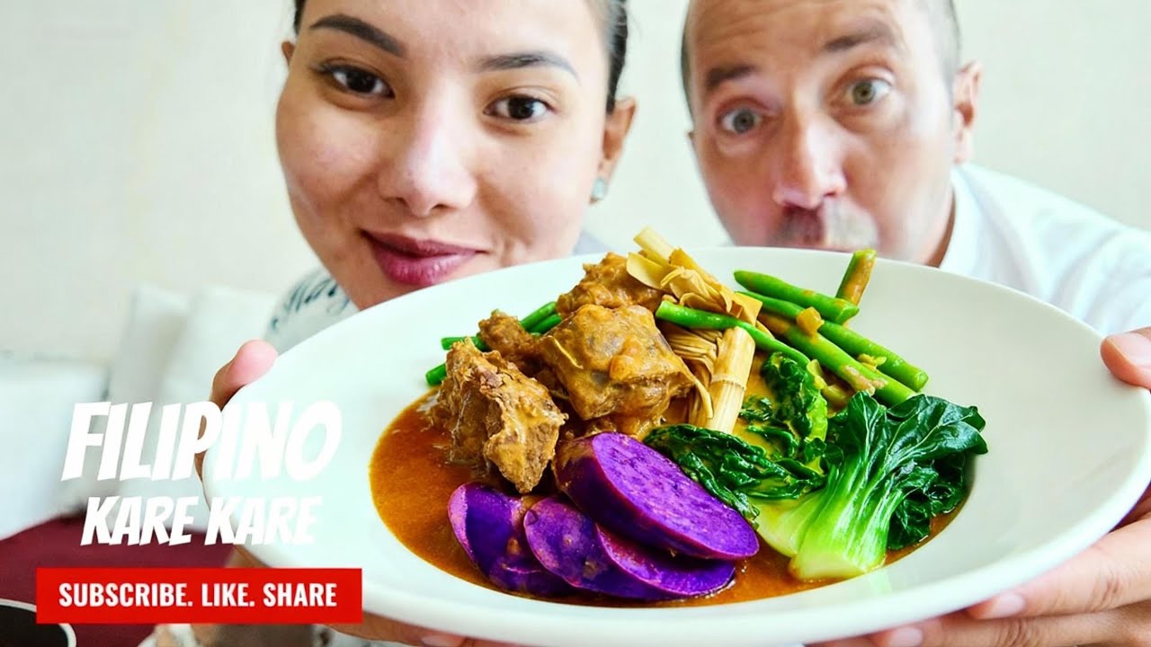 Authentic kare-kare recipe with bagoong traditional Filipino peanut stew