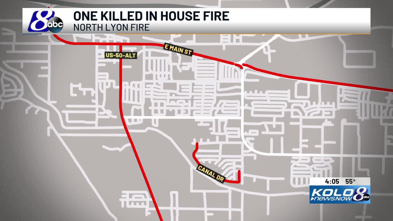 Body found inside burning home in Fernley