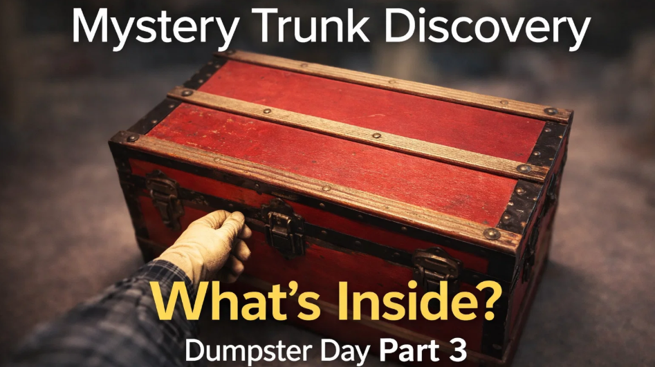 Mystery trunk discovery: What’s inside dumpster day part 3