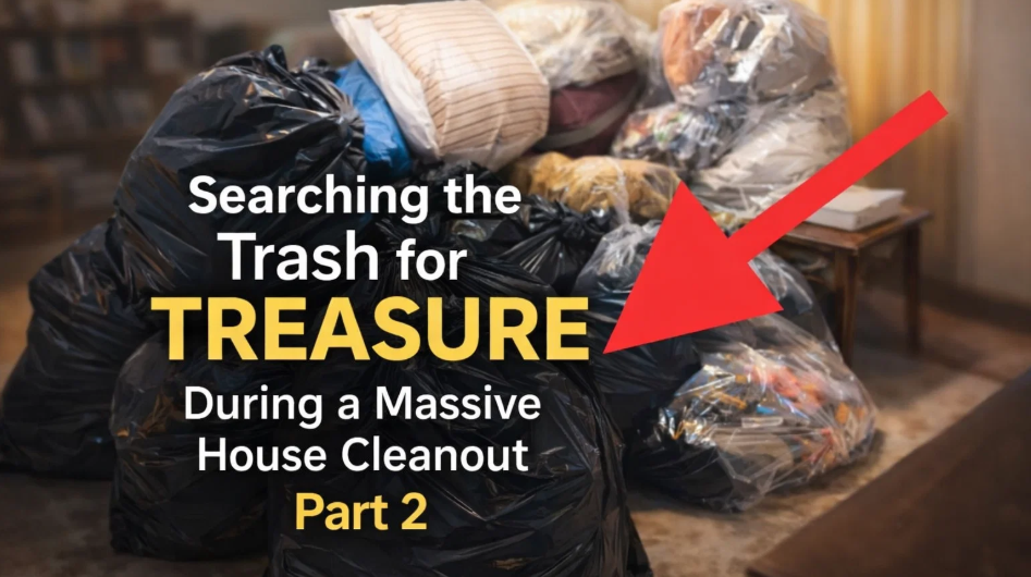 Searching the trash for treasure during a massive house cleanout part 2