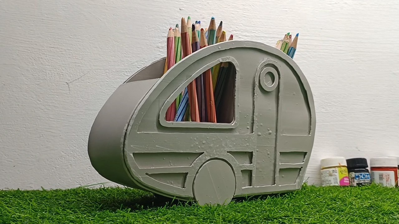 Building a simple DIY PVC pipe pencil organizer