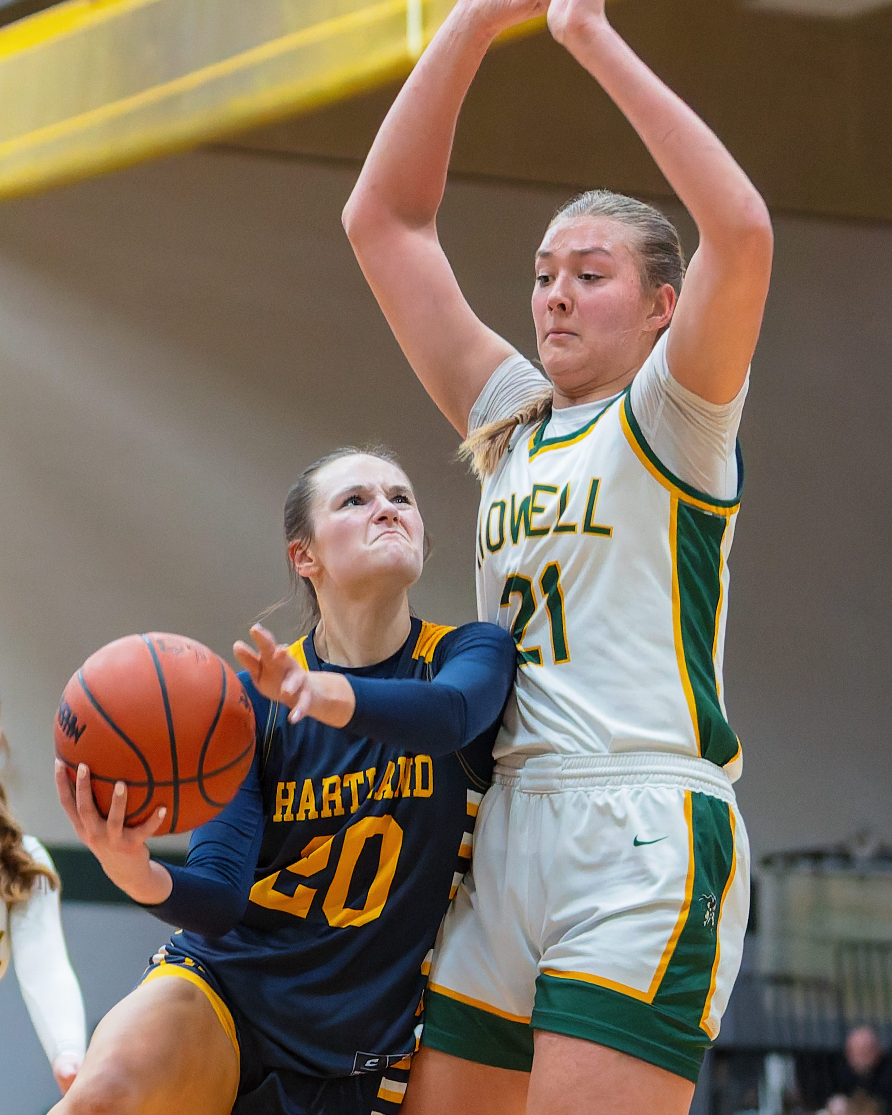 Sophomores shine in Hartland-Howell girls basketball district clash