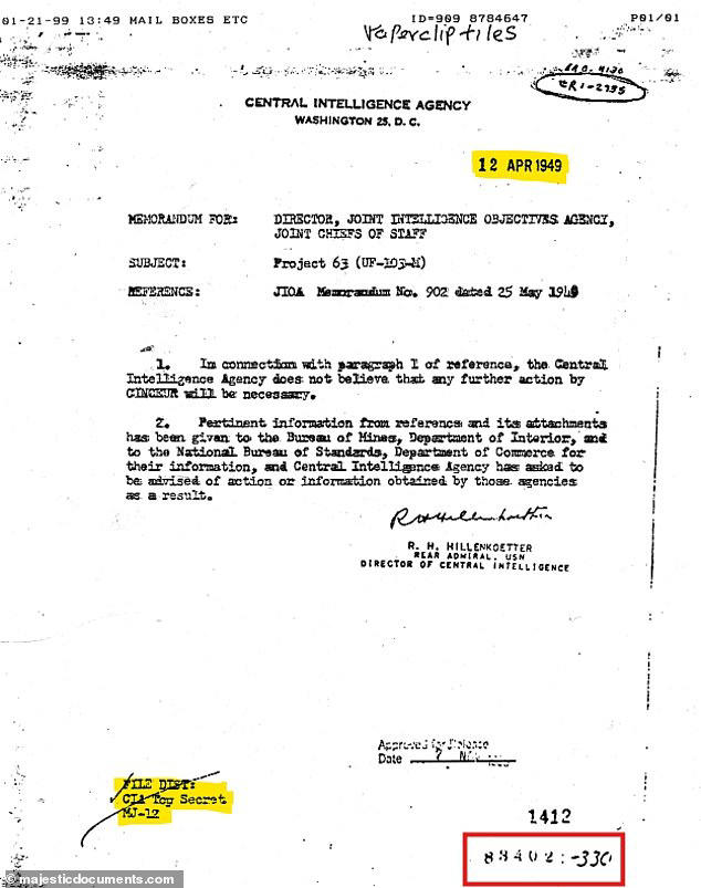 Clues in 'Majestic-12' UFO files the FBI claimed were fake prove alien ...