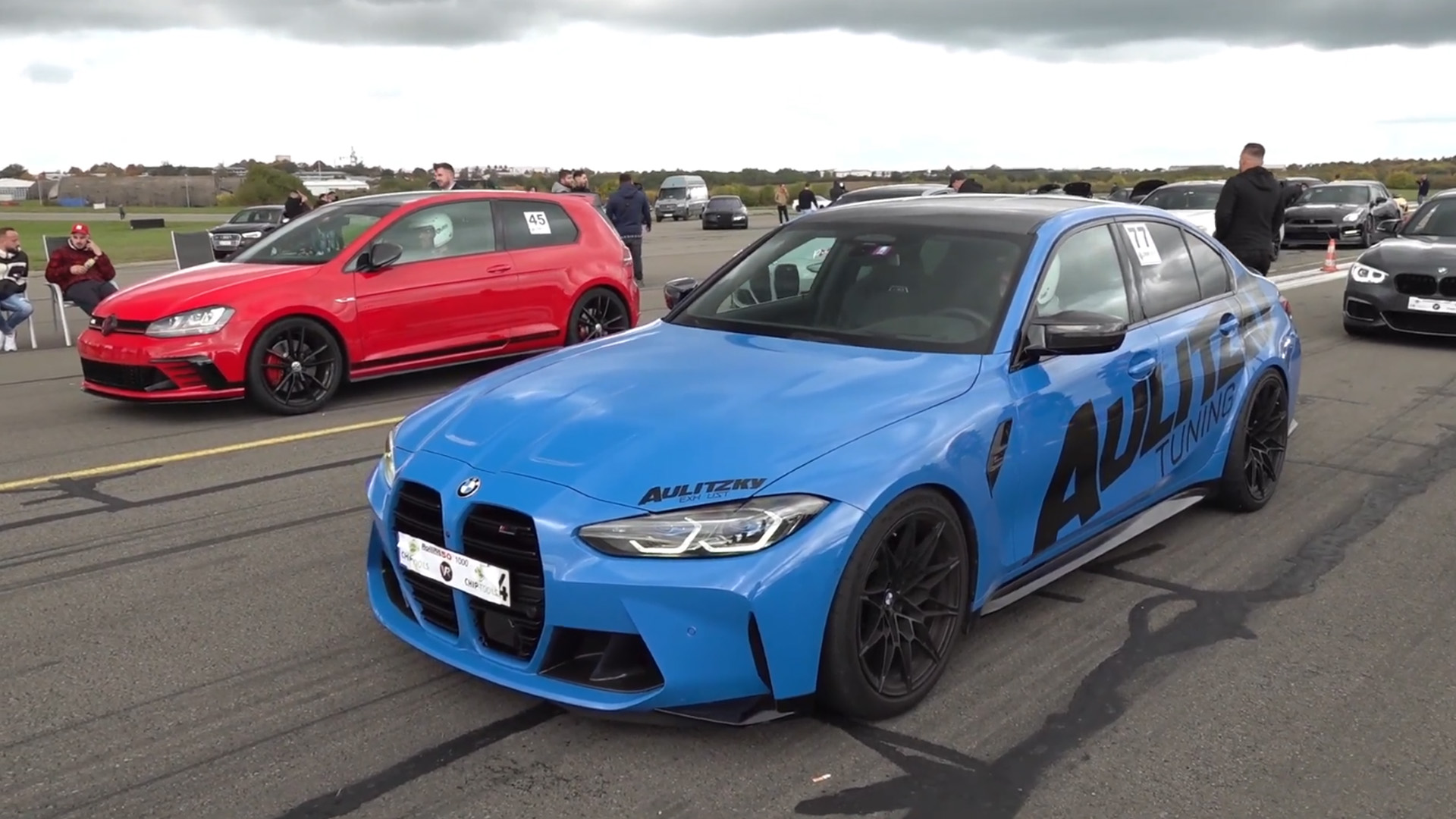 Can this Volkswagen Golf beat BMW M3 Competition in drag race?