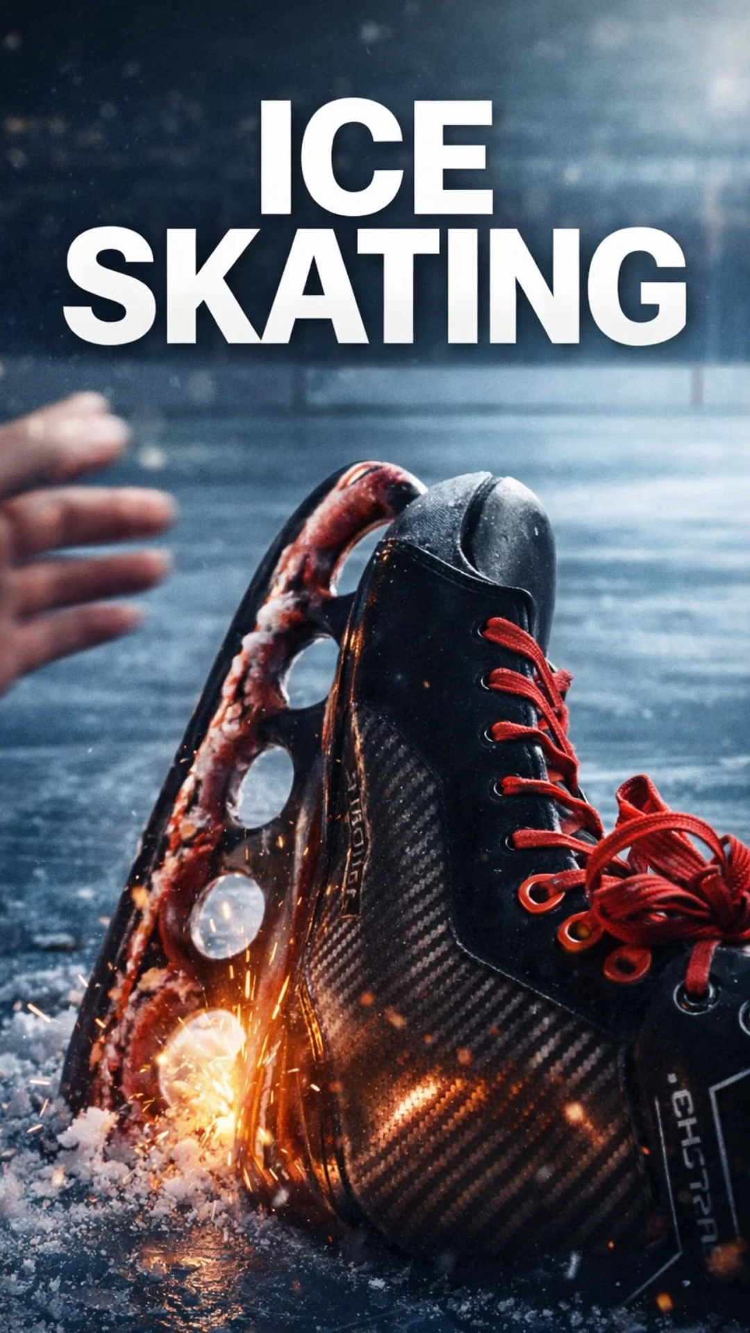 When ice skating gets slippery, the funny moment on the rink
