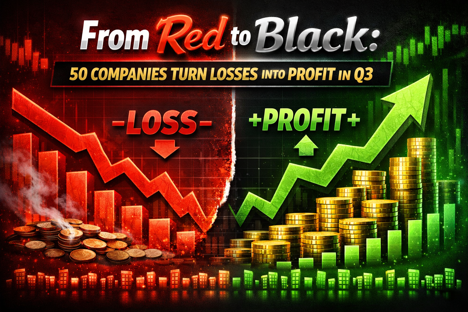 From red to black: 50 companies turn losses into profit in Q3. Do you ...