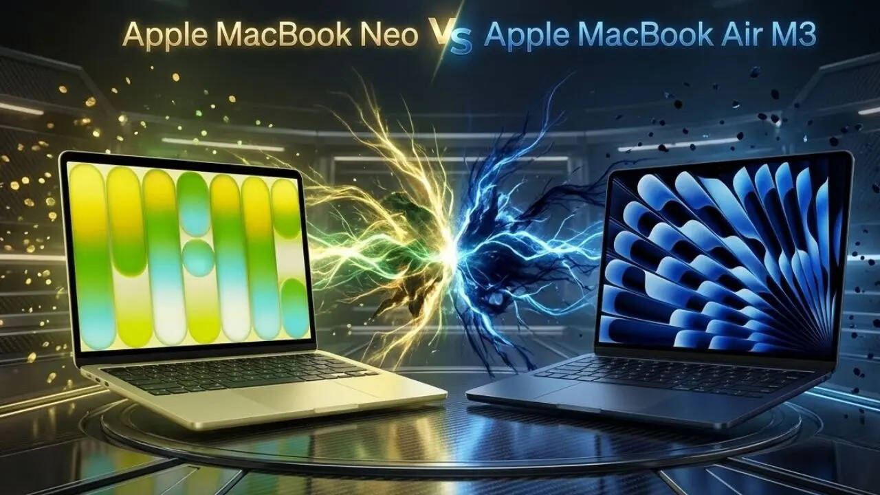Apple MacBook Neo vs Apple MacBook Air M3 compared: Price in India ...