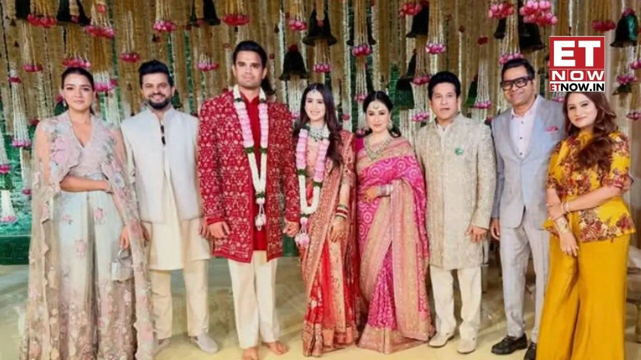 Arjun Tendulkar and Saaniya Chandok wedding first photo goes viral: 10 ...