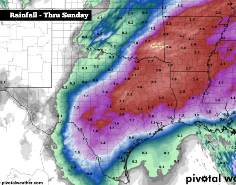 How much rain will South Texas see this weekend? Here's what weather ...