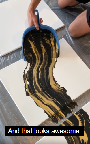 Artistic wall decoration you can make yourself