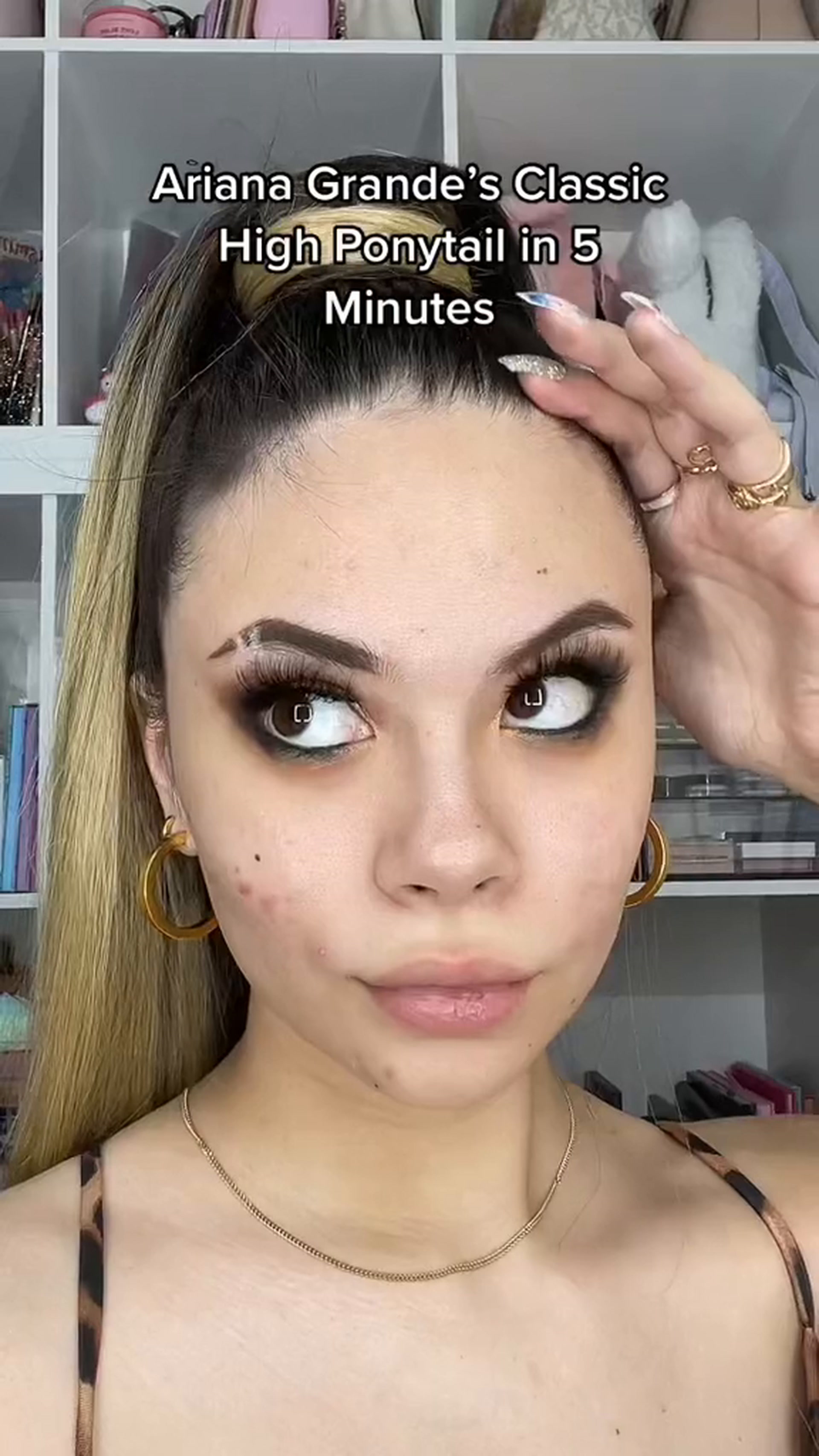 @Yungbrtznixxii 5 minute Ari ponytail - Ania Dziarnowski
