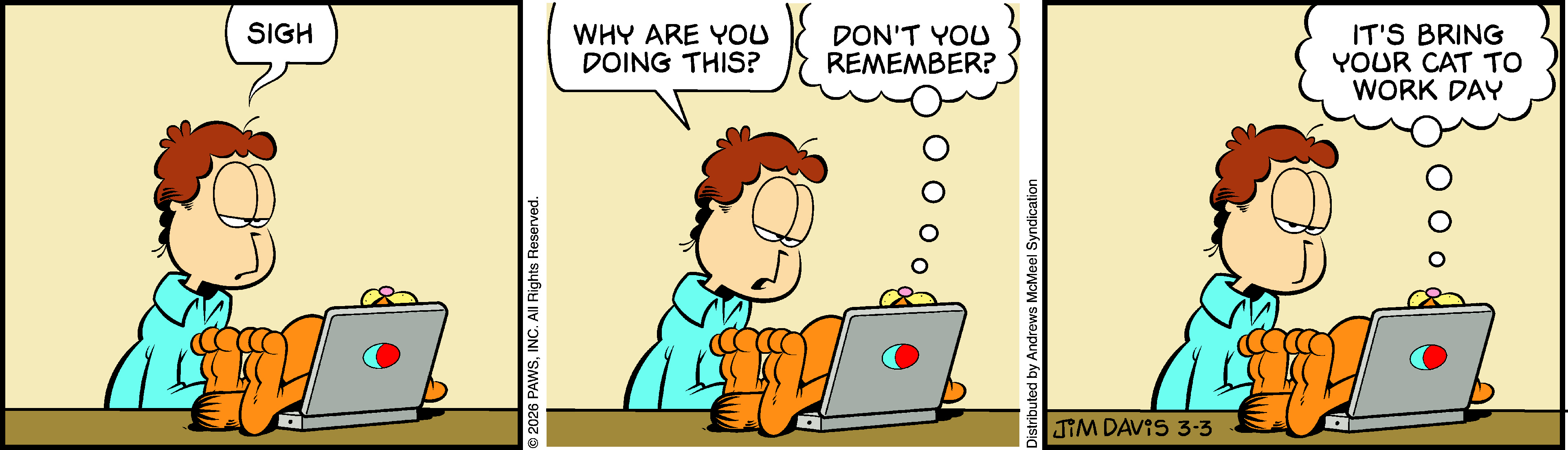 Garfield by Jim Davis