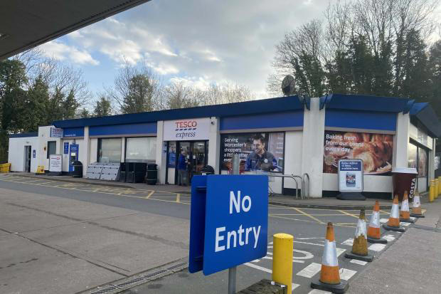 Tesco petrol station unexpectedly closes