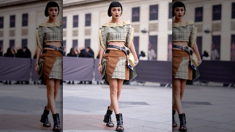 The trendy midriff belt is more about style than functionality