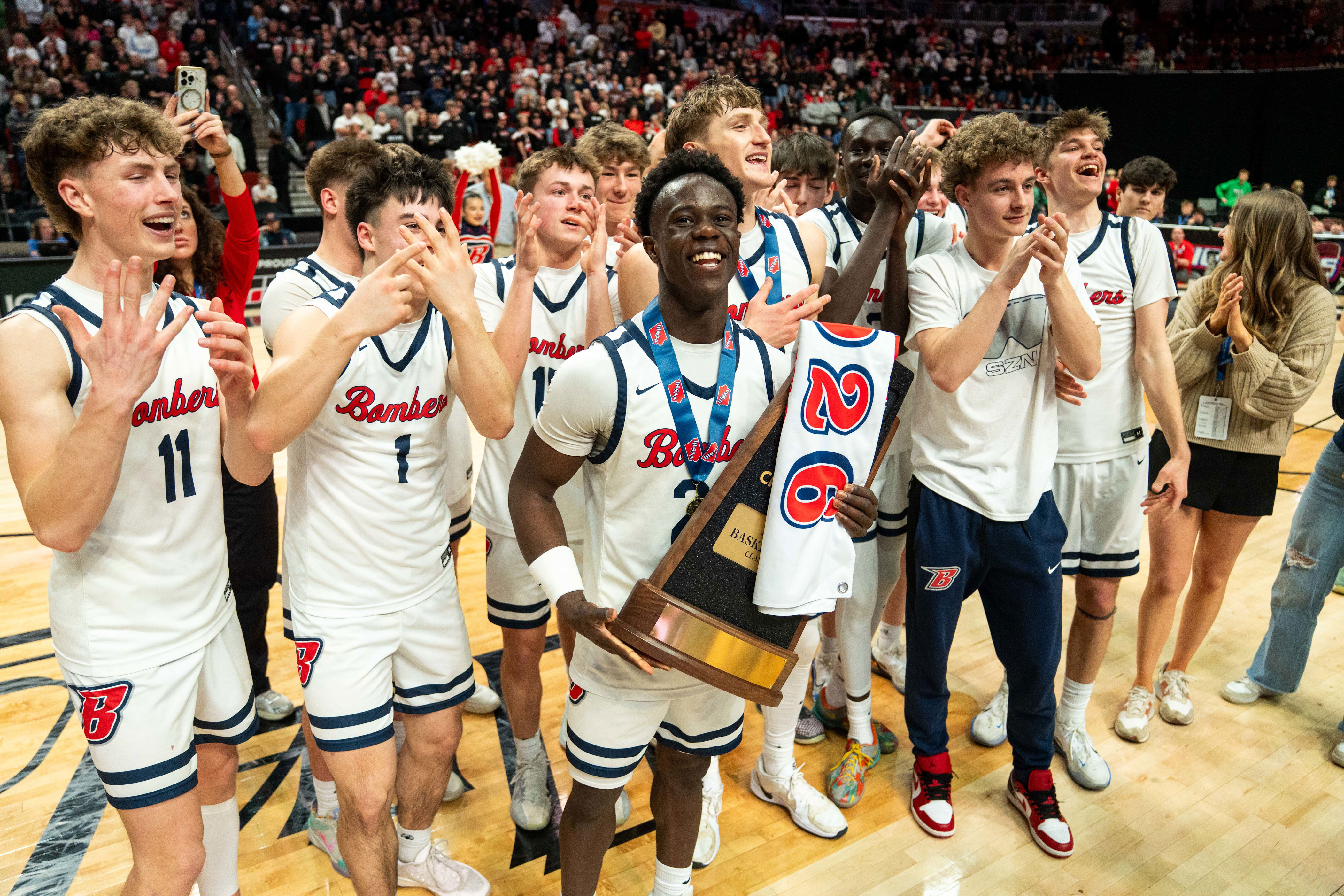 Ballard wins overtime thriller vs ADM in Iowa basketball state finals