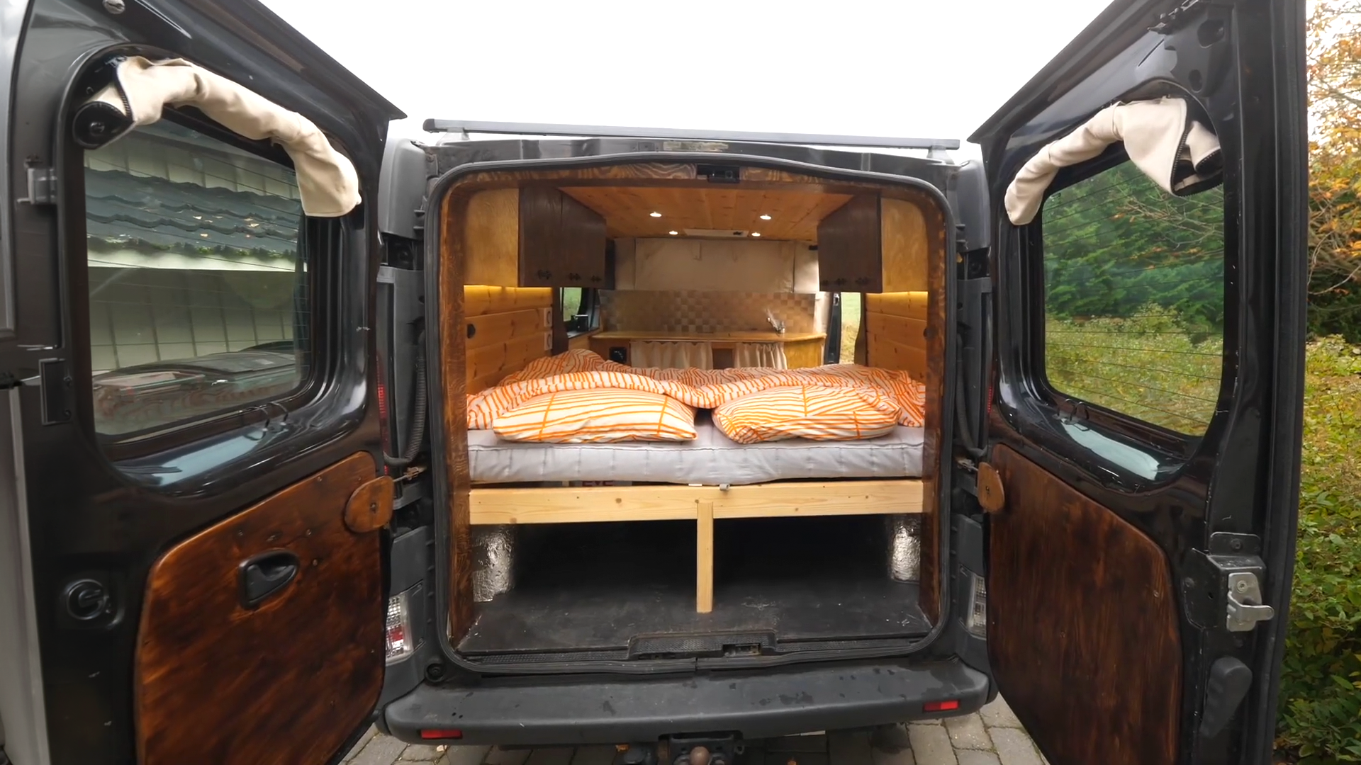Small camper van transformation magic