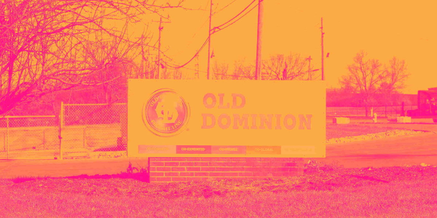 Ground transportation stocks Q4 teardown: Old Dominion Freight Line ...