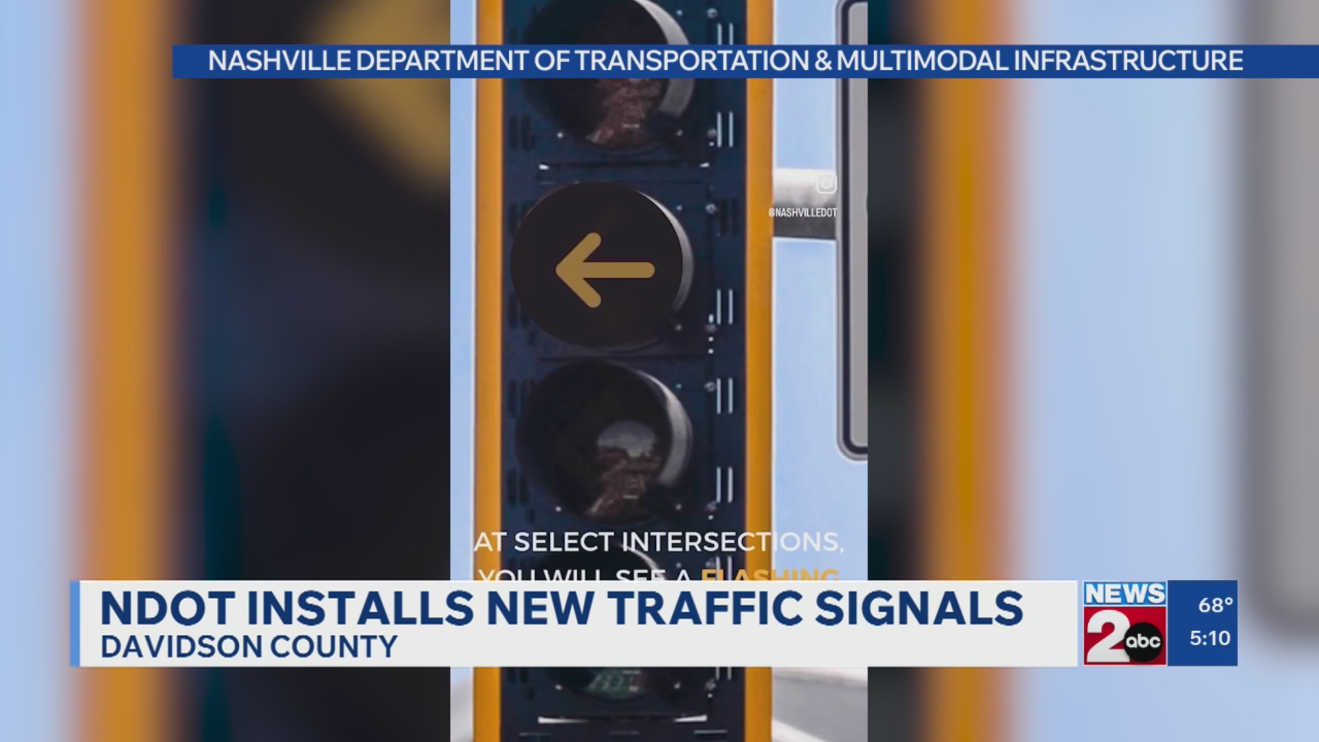 NDOT installs traffic signals across Davidson County, TN