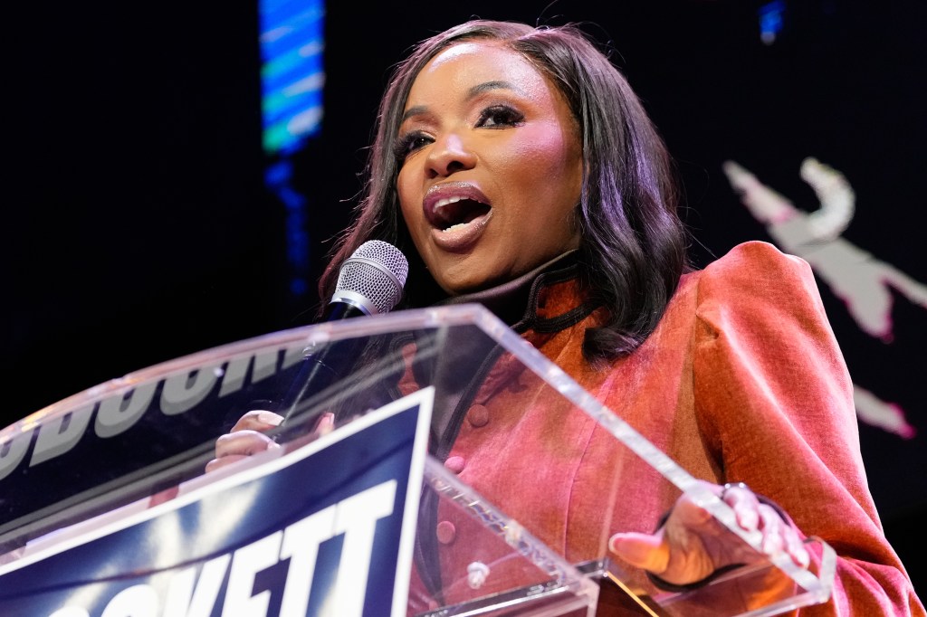 Rep. Jasmine Crockett’s fugitive security guard killed in standoff with ...