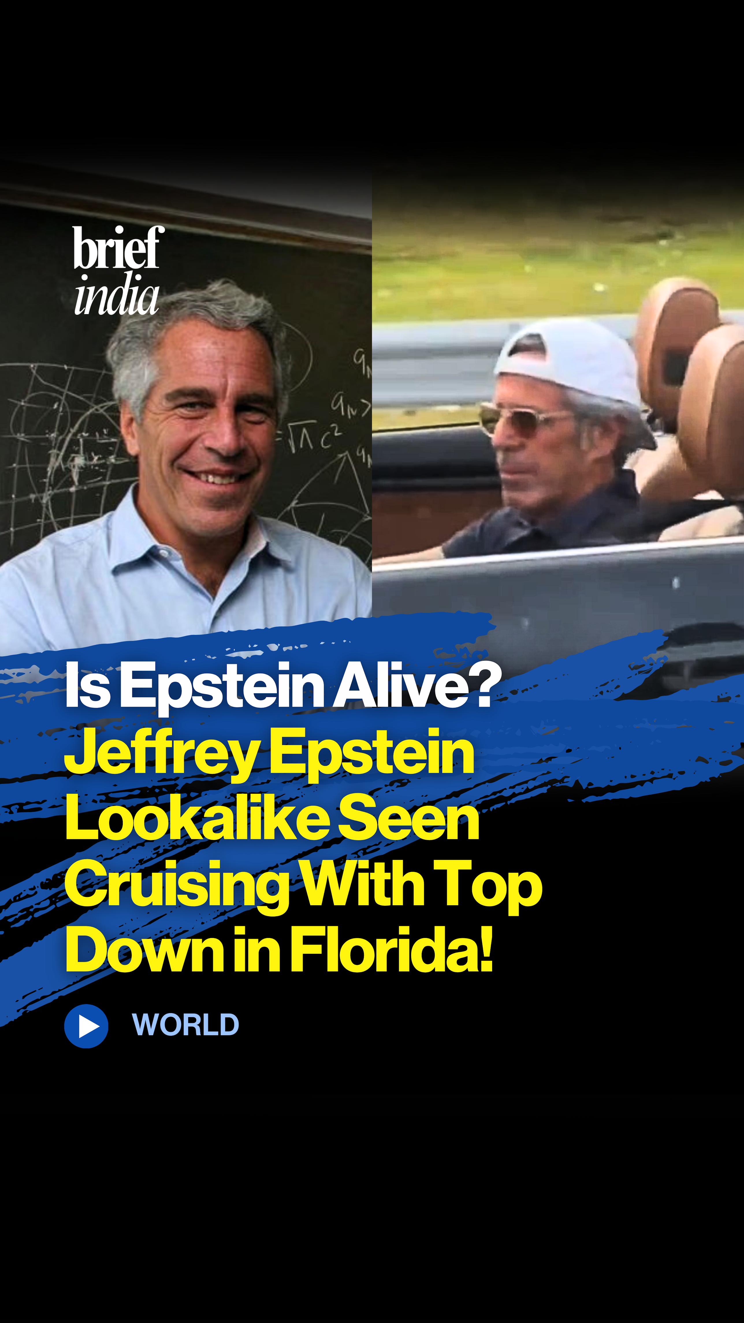 Jeffrey Epstein doppelganger spotted cruising in South Florida