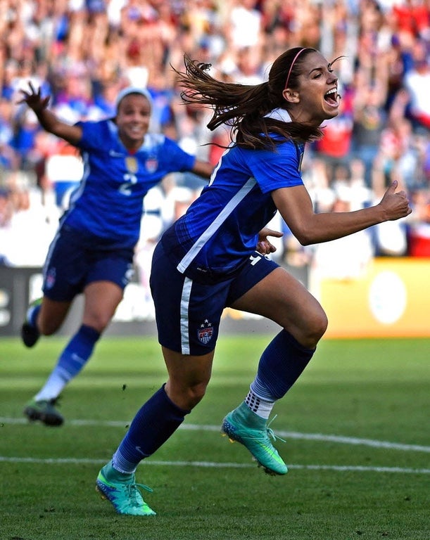 USWNT legend and SI Swim model Alex Morgan, in photos
