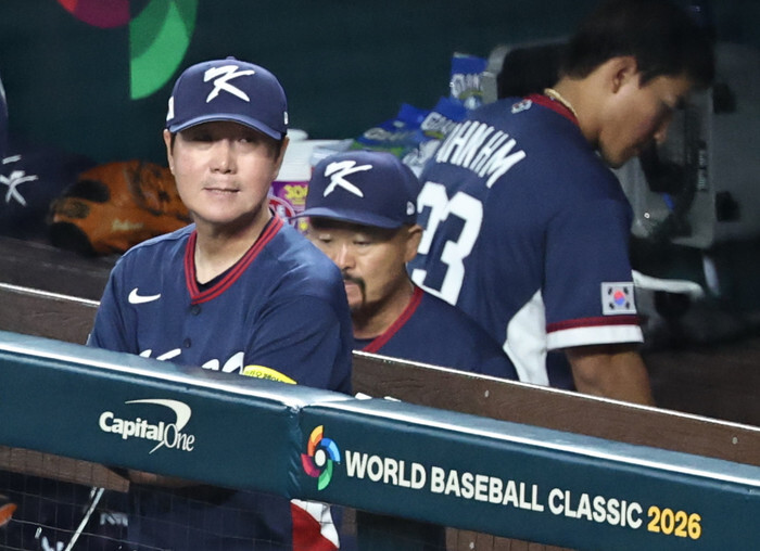 S Korea's manager Ryu Ji-hyun in WBC quarterfinal