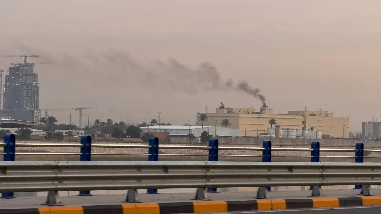 Watch: Iran strikes US embassy in Baghdad, smoke rises over compound