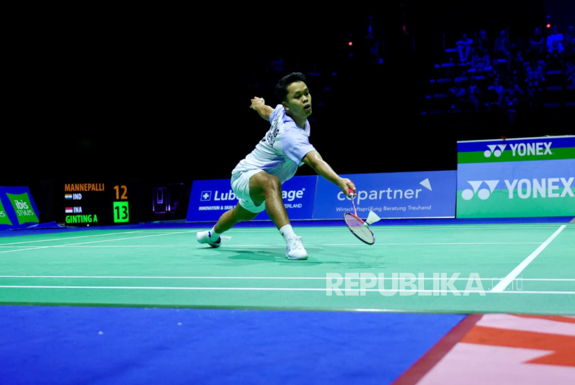 Ginting, Alwi, Putri KW, dan Amri/Nita jaga asa di semifinal Swiss Open