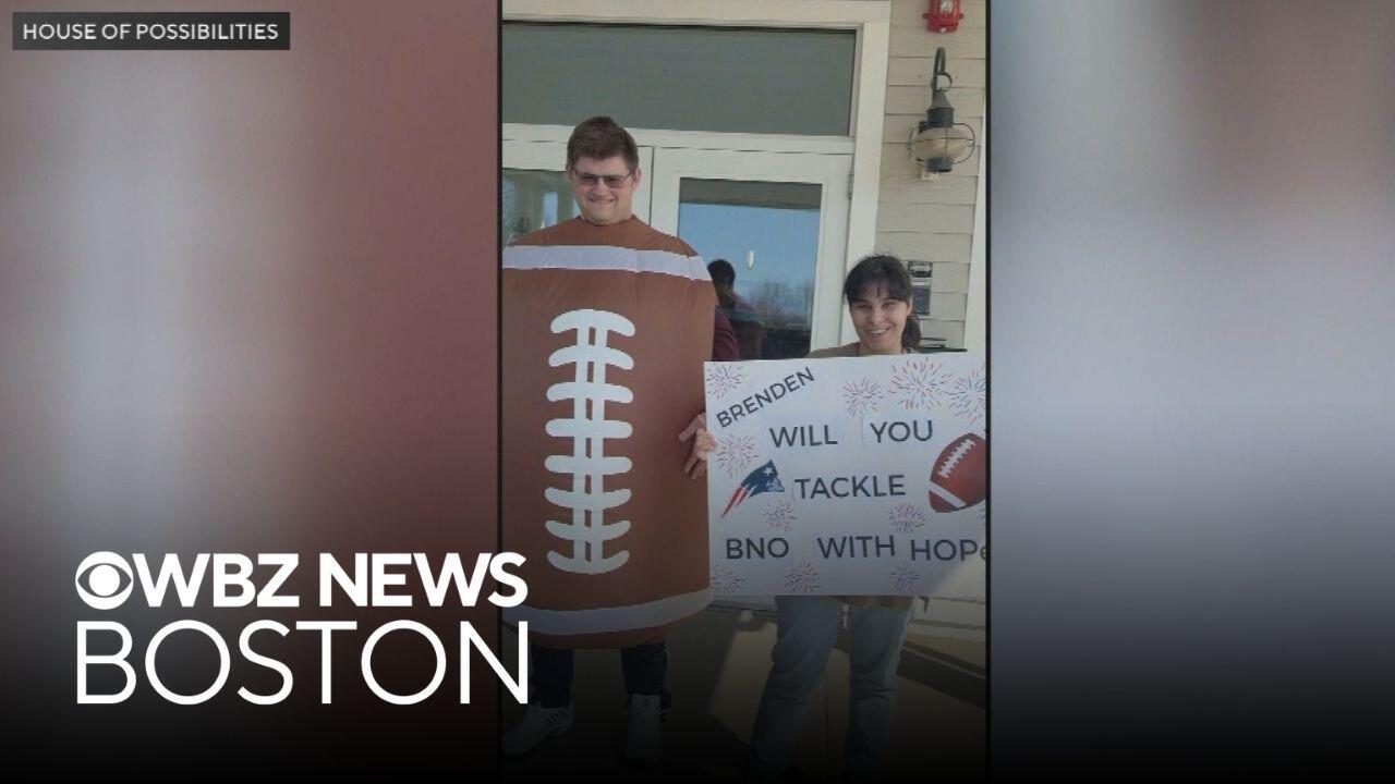 Patriots players accepts "promposal" to dance for people with ...