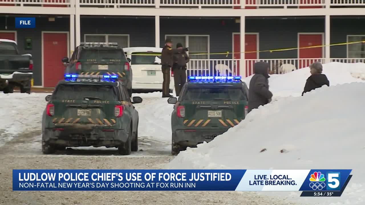 Use of force justified in Ludlow police shooting, Vermont attorney ...