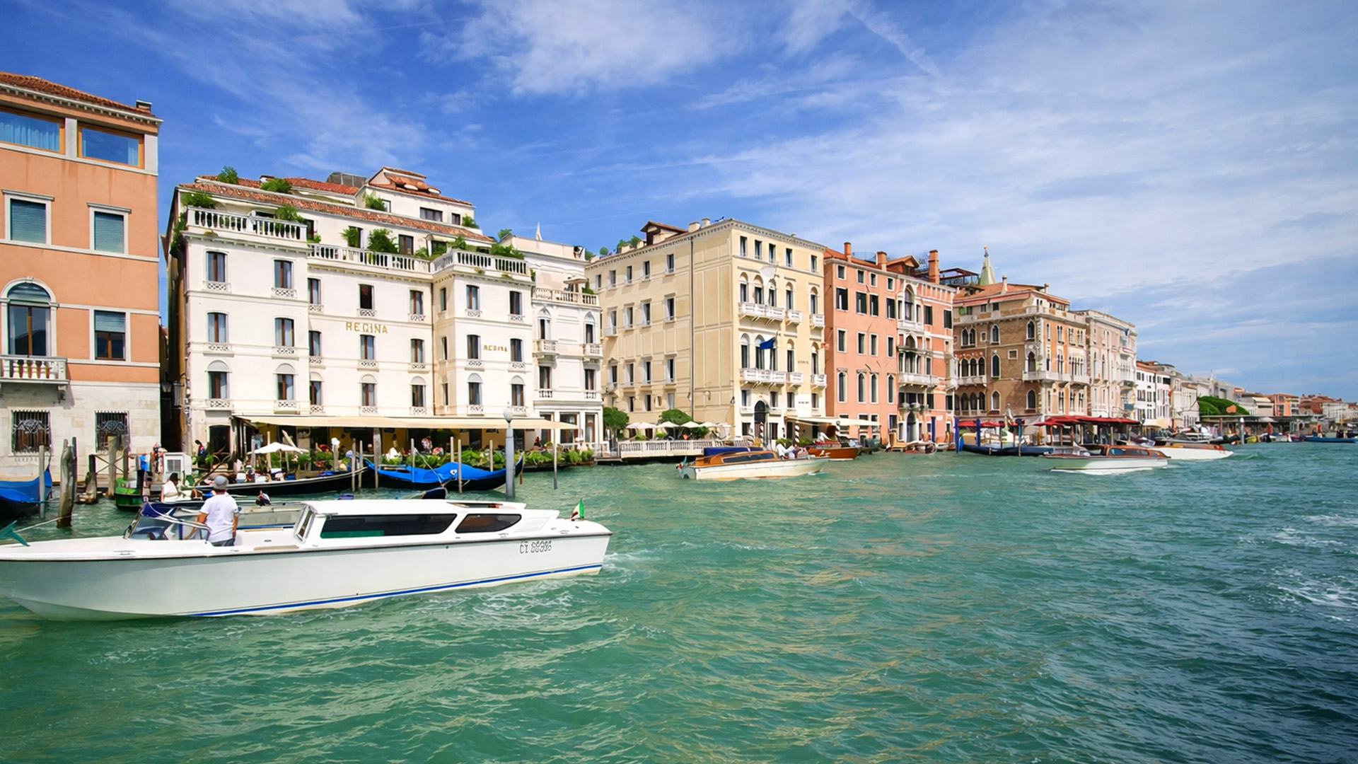 Venice Italy Grand Canal scenic boat tour (4K)