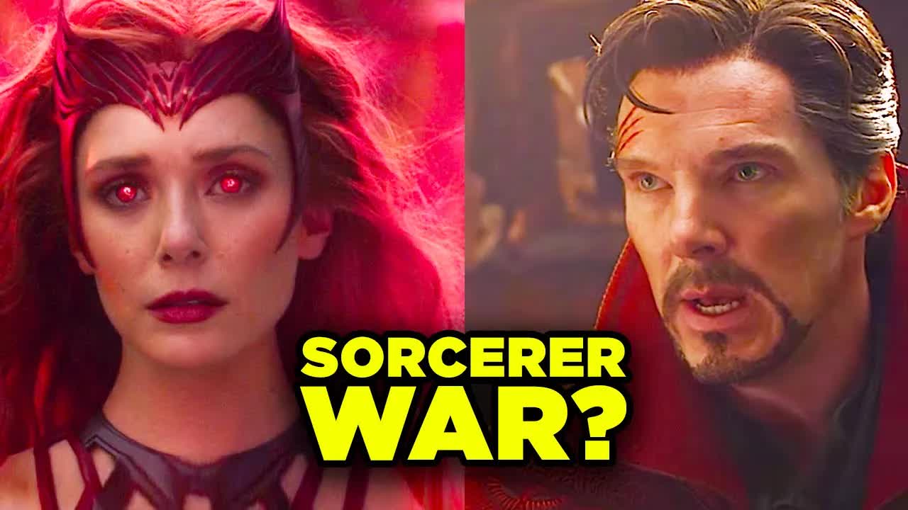 Multiverse of madness sorcerer war? Scarlet Witch vs Doctor Strange ...