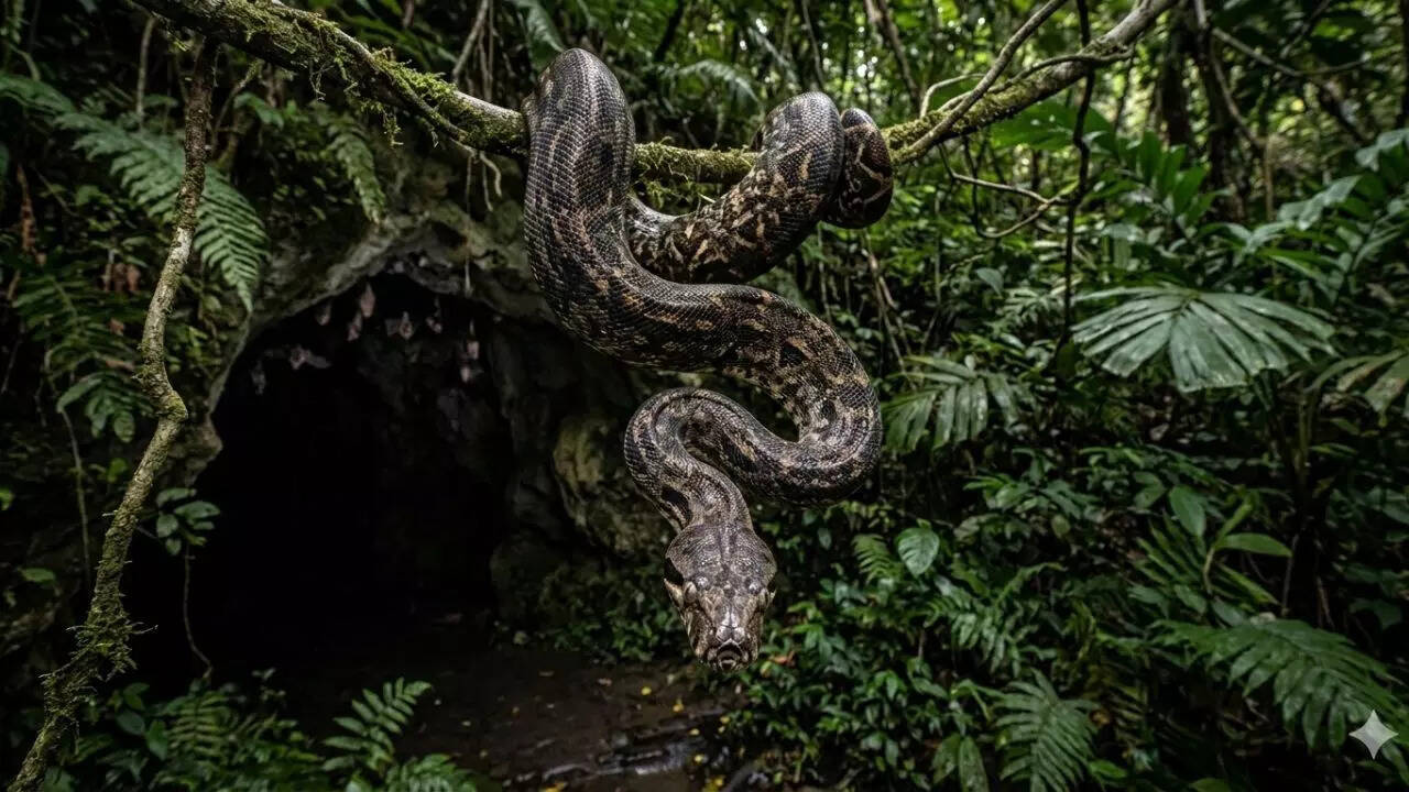 This giant boa hanging in Puerto Rico caves leaves scientists stunned ...