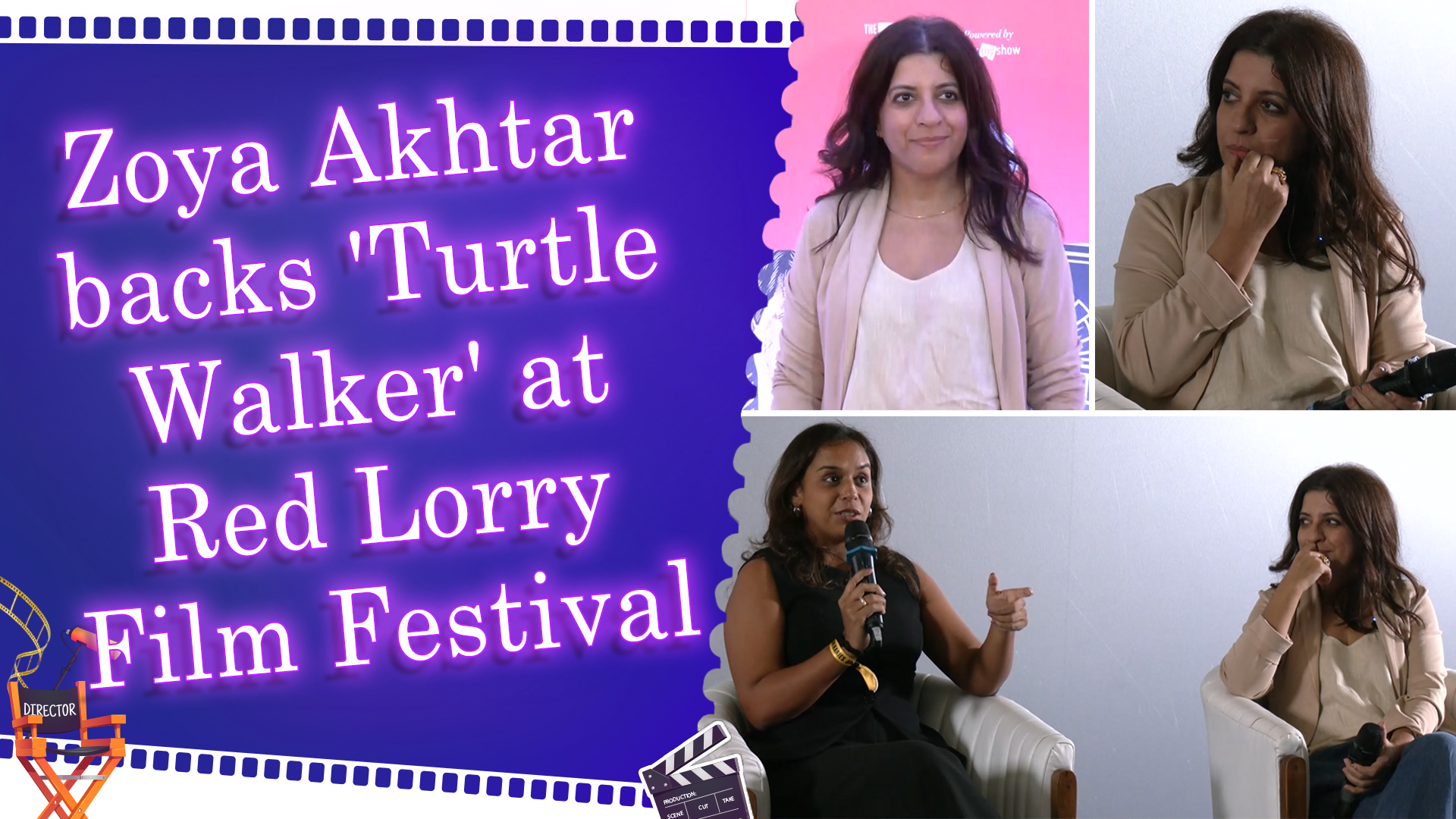 Zoya Akhtar backs 'Turtle Walker' at Red Lorry Film Festival