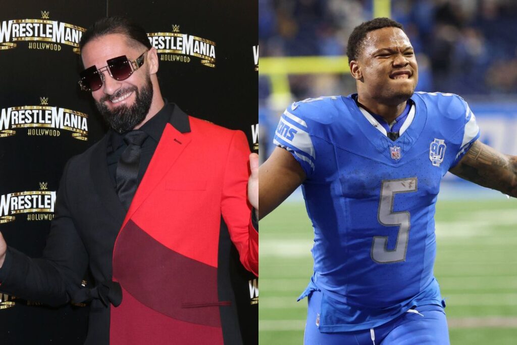 WWE star Seth Rollins defends David Montgomery after Lions trade move