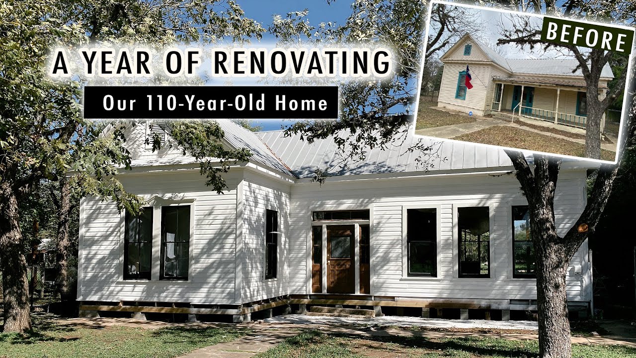 A year of renovating our home with before and after transformations