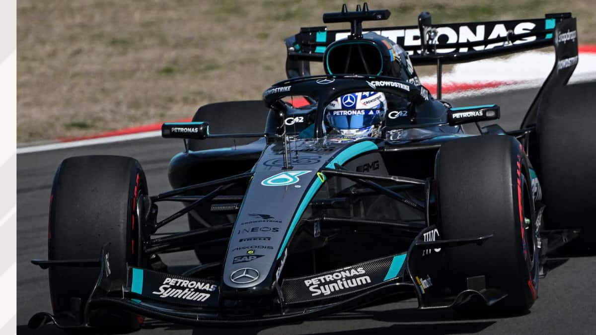 George Russell beats Lewis Hamilton to win Chinese GP sprint in Shanghai