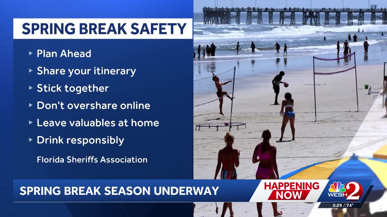 Spring break safety in Volusia County