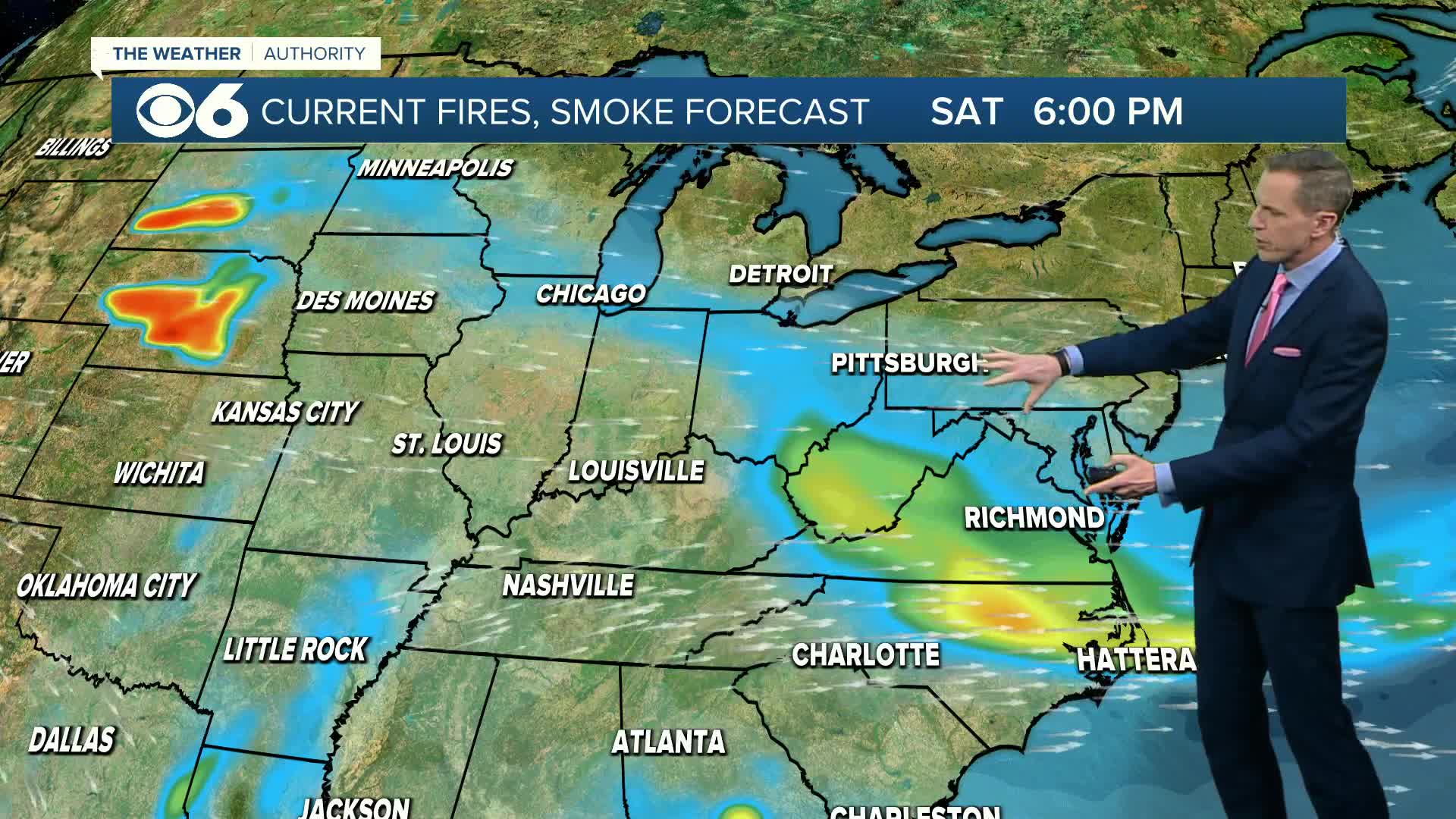 Wildfire smoke will bring some haze to Virginia this weekend