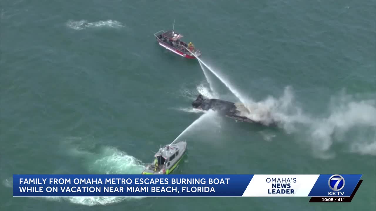 Family from metro area escapes burning boat while on vacation near ...