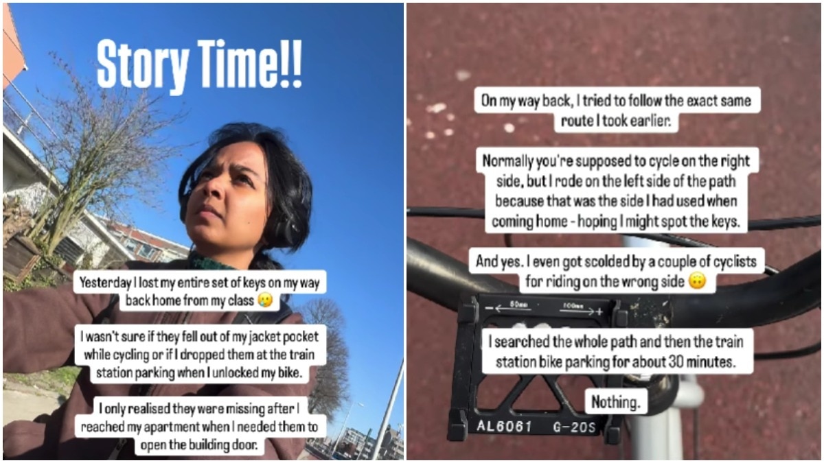 Indian woman loses house keys while cycling in Amsterdam. Here's where ...